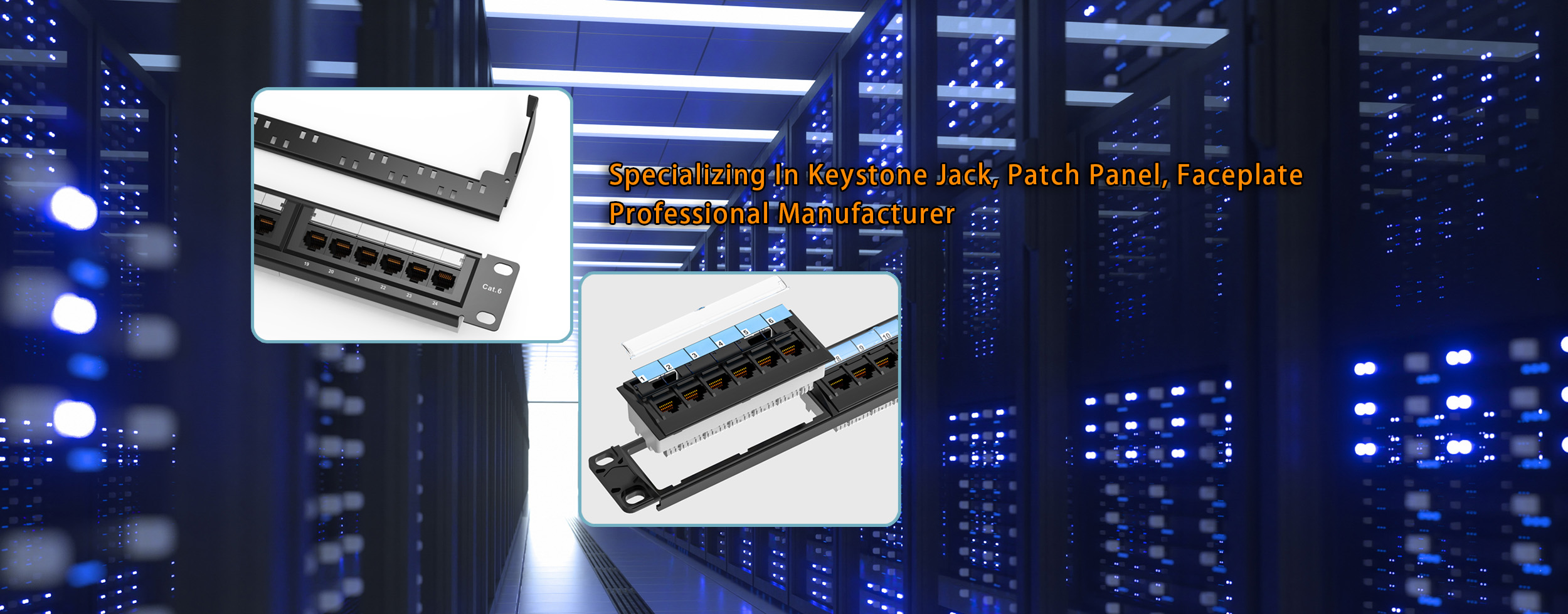 Keystone Jack, Patch Panel, Faceplate